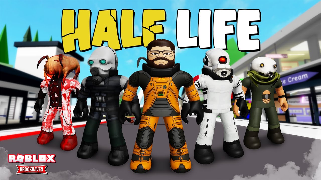 Aku Membuat HALF LIFE Characters Di Brookhaven W/ID & Accessories Name ...