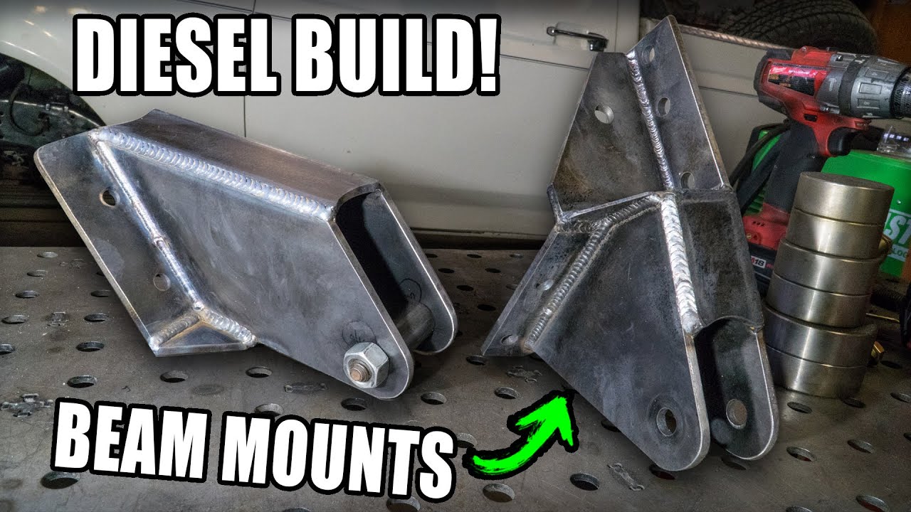 7.3 F250 DIESEL BUILD - Creating CUSTOM Beam Pivots! EP. 03 - YouTube