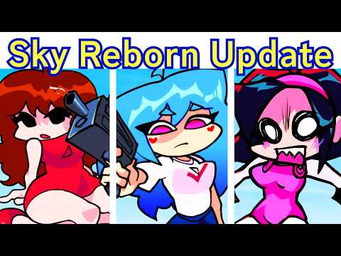 FNF Sky: REBORN NEW UPDATE! (Playable Sky, Sky Pico Mixes, Result Screens, Endings) THE SKY UPDATE