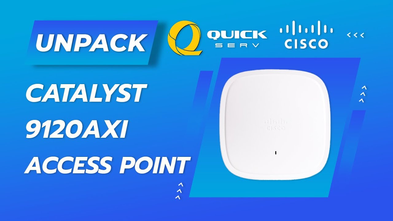 Unpack - Cisco Catalyst 9120AXI Access Point (P/N : C9120AXI-S) - YouTube