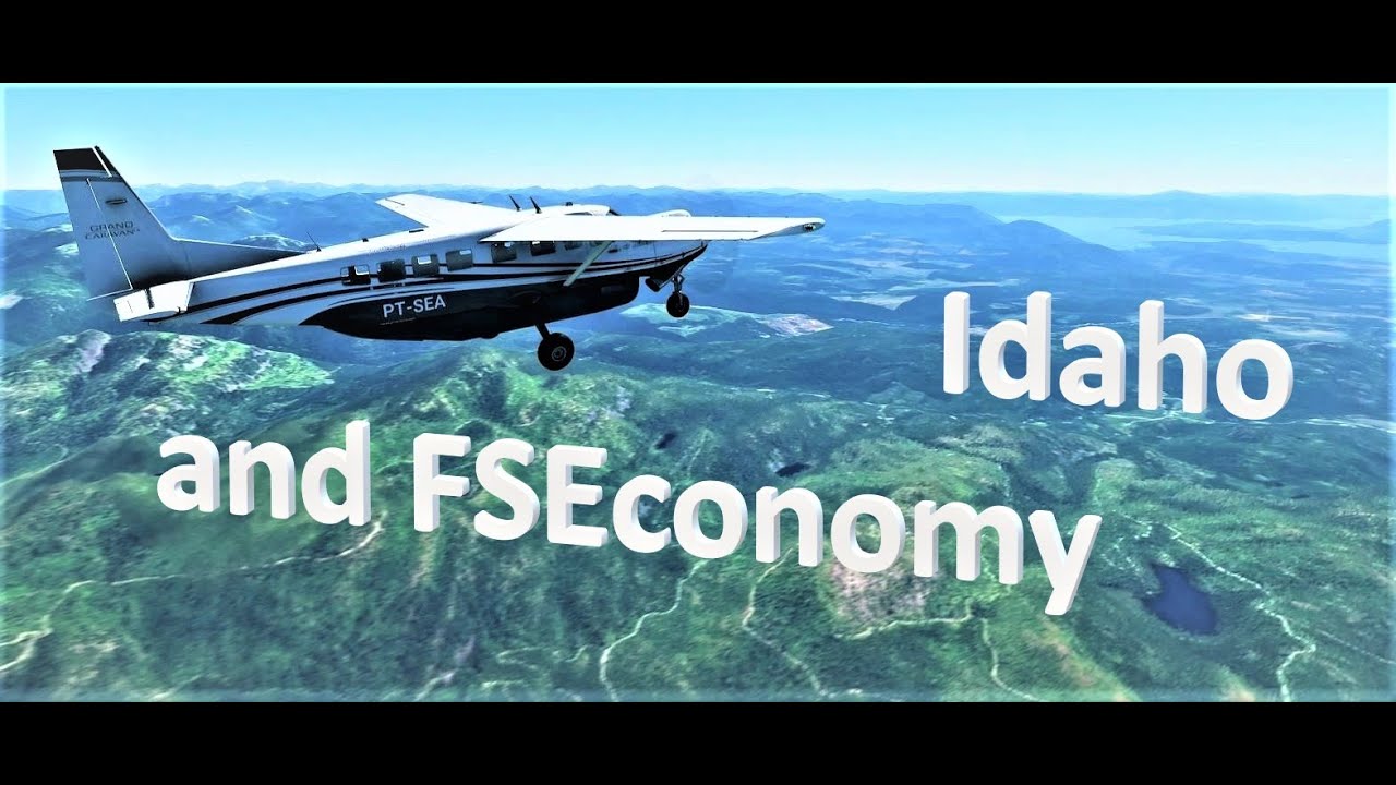 Microsoft Flight Simulator 2020 - Idaho and FSEconomy - YouTube