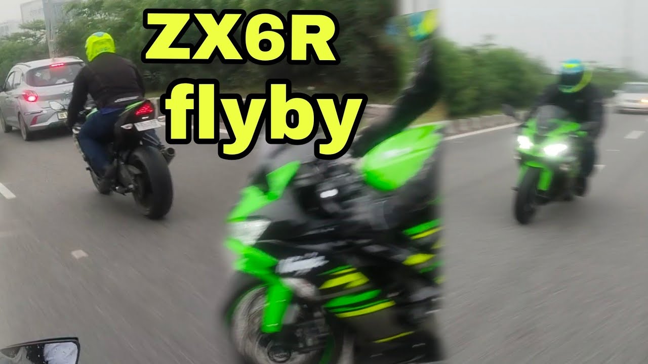 ride with ZX6R exhaust sound ||R15M 2024 full modified ||zx6r flyby # ...