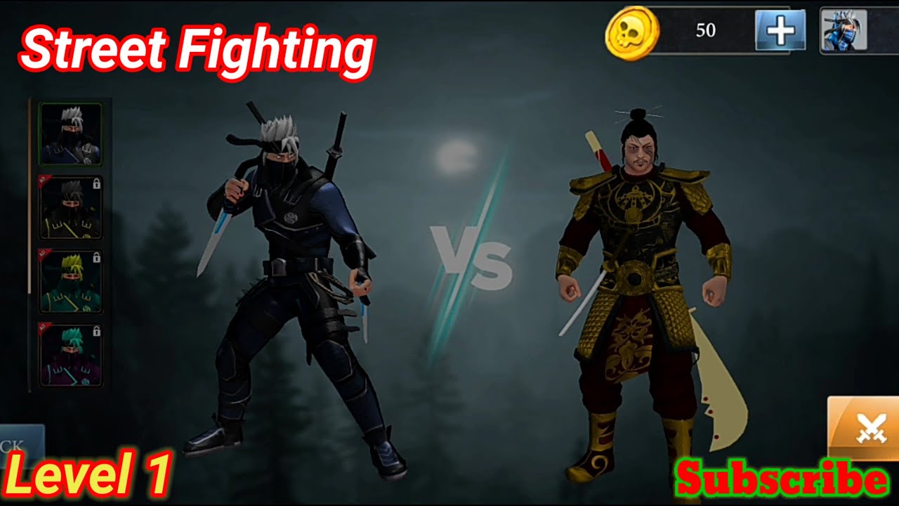 Street Fighting Karate Knights Shadow Assassin Game: Level 1 Complete ...