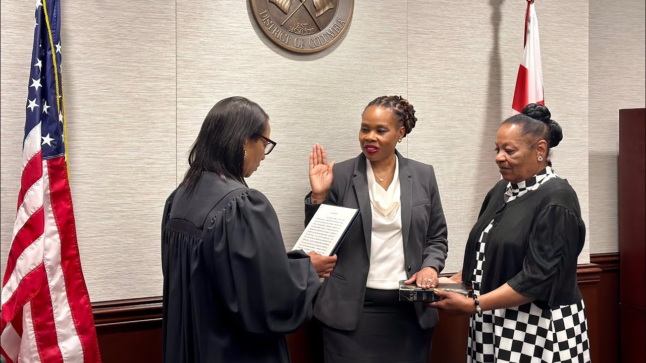 Hon. Tanya Jones Bosier sworn-in as Associate Judge - YouTube