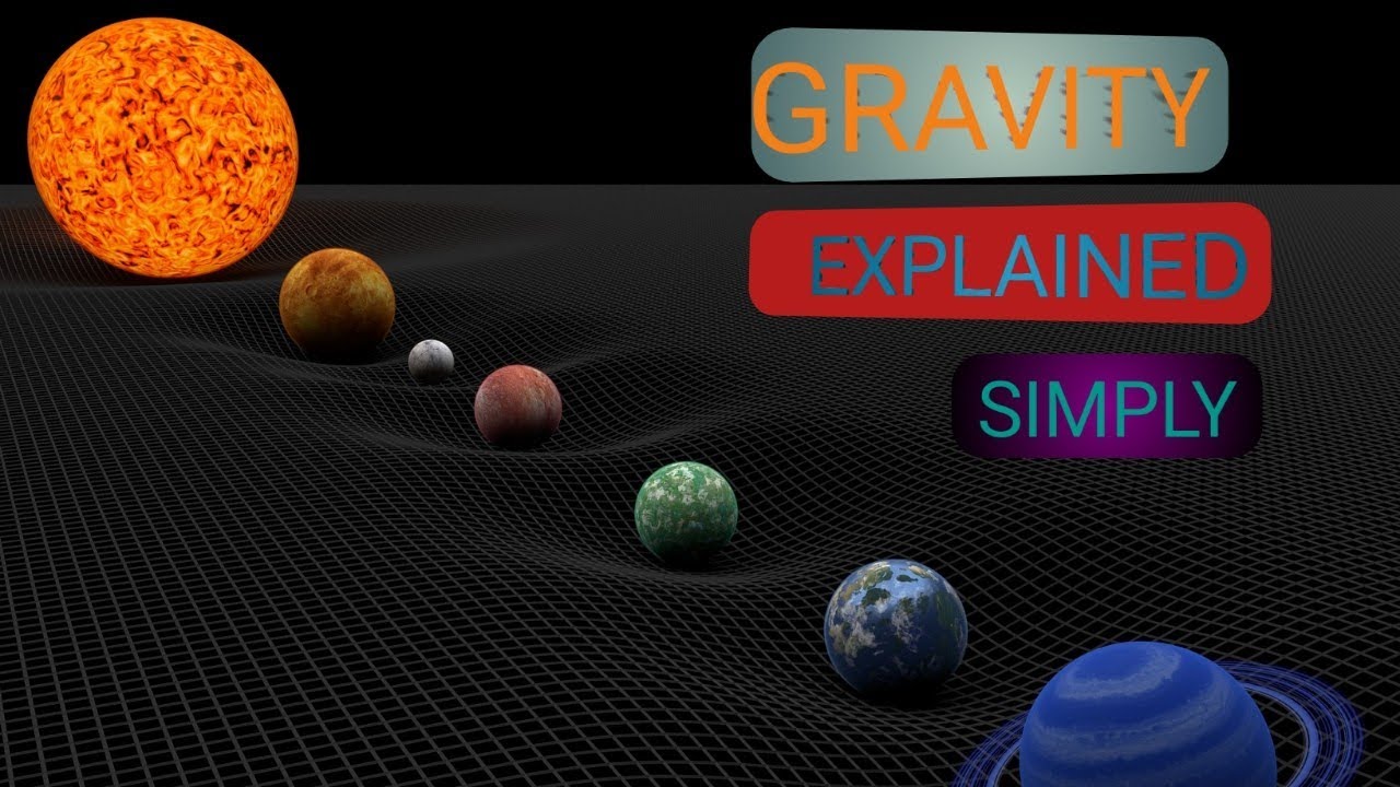 Gravity Explained Simply | space time fabric - YouTube