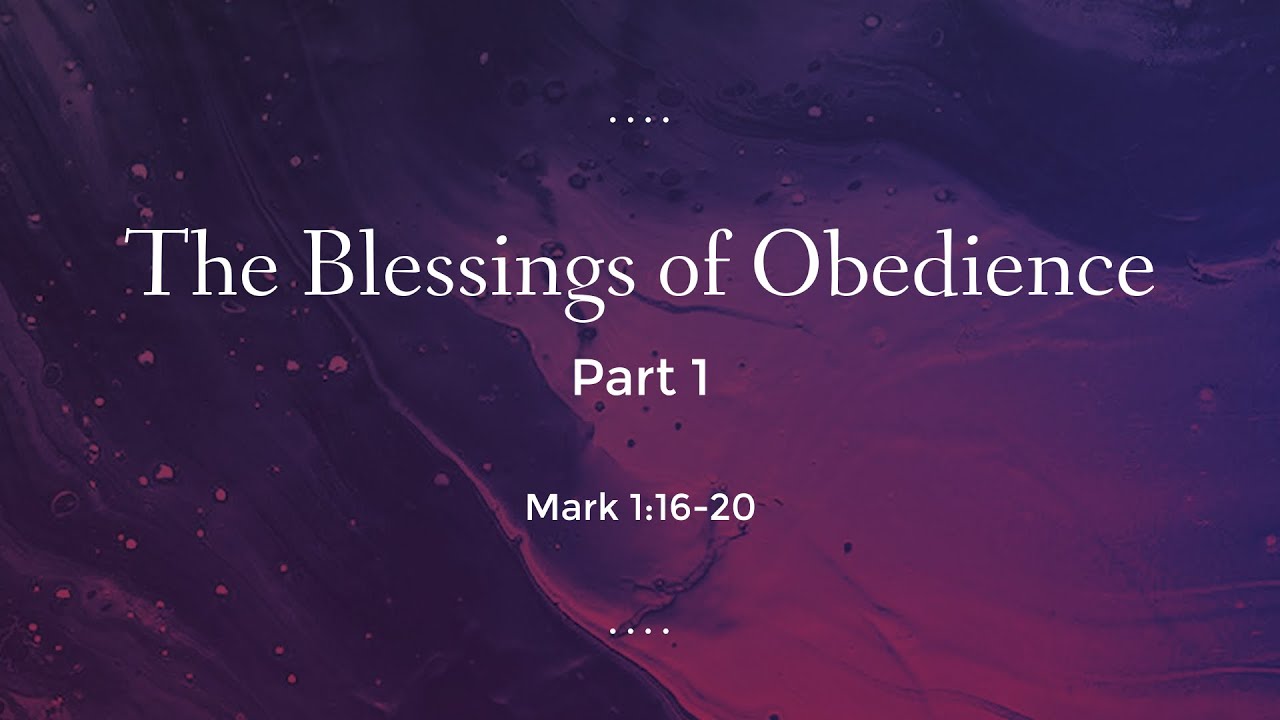 The blessings of obedience (Part 1) | Senior Pastor Dr Wayne Lyons ...