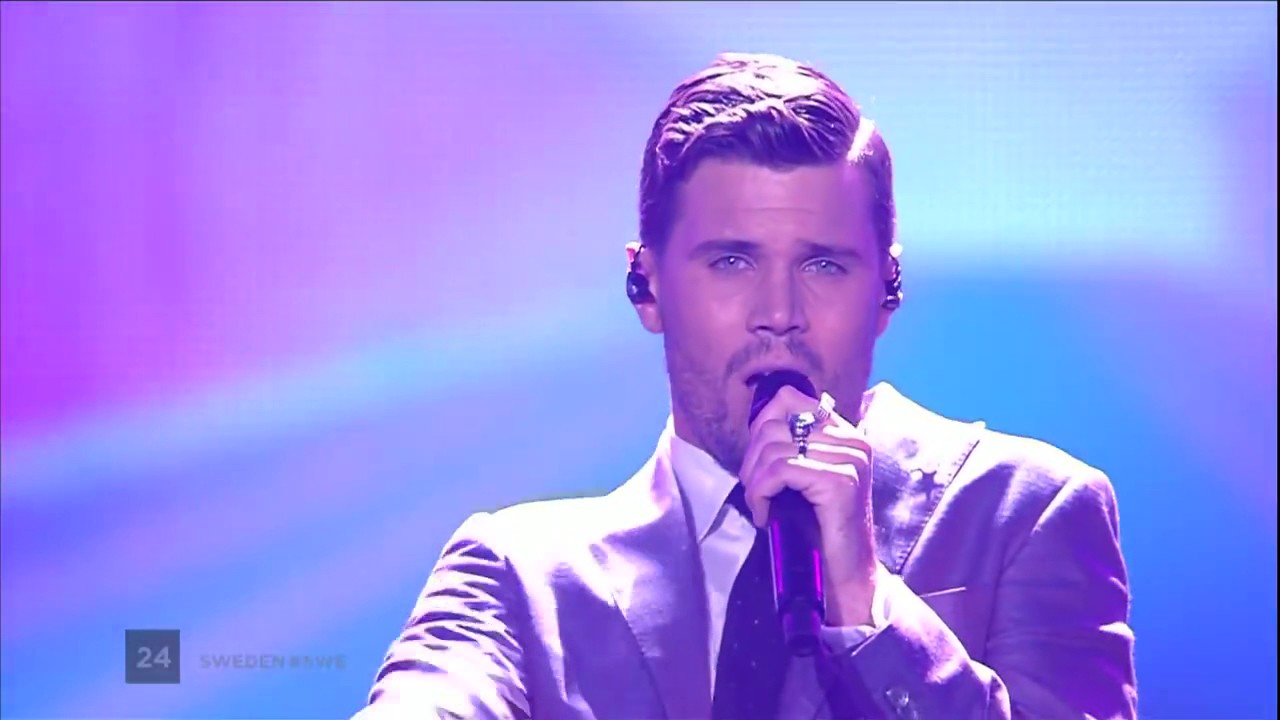 Robin Bengtsson (Sweden) Live Perfomance Grand Final of Eurovision 2017 ...