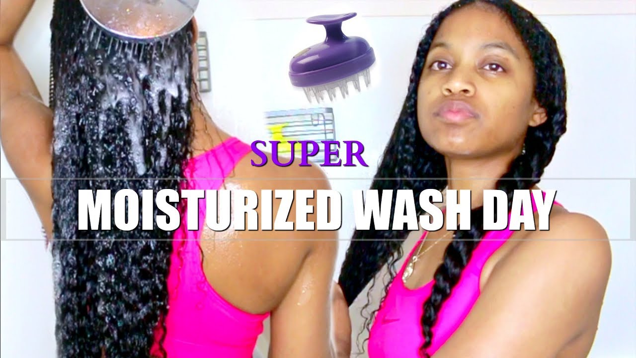 Full Updated Moisturized Wash Day Routine 2018 - YouTube