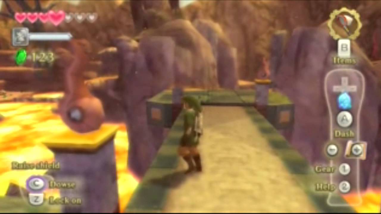 What Happens When Link Jumps In Lava - YouTube