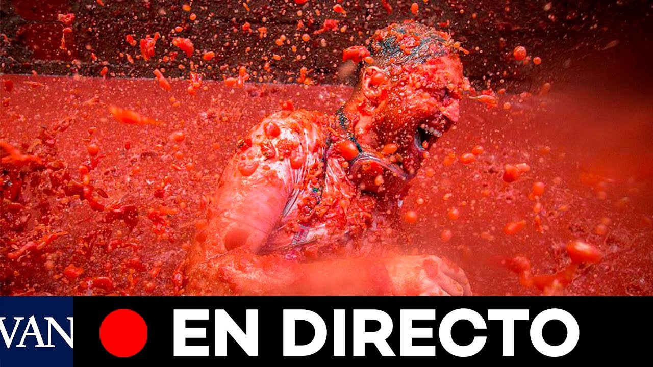 [EN DIRECTO ] Miles de personas se lanzan tomates para celebrar "La ...