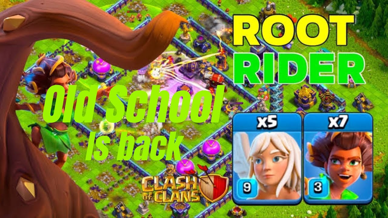 Destroy max bases with this army Root riders are back#clashofclans #coc ...