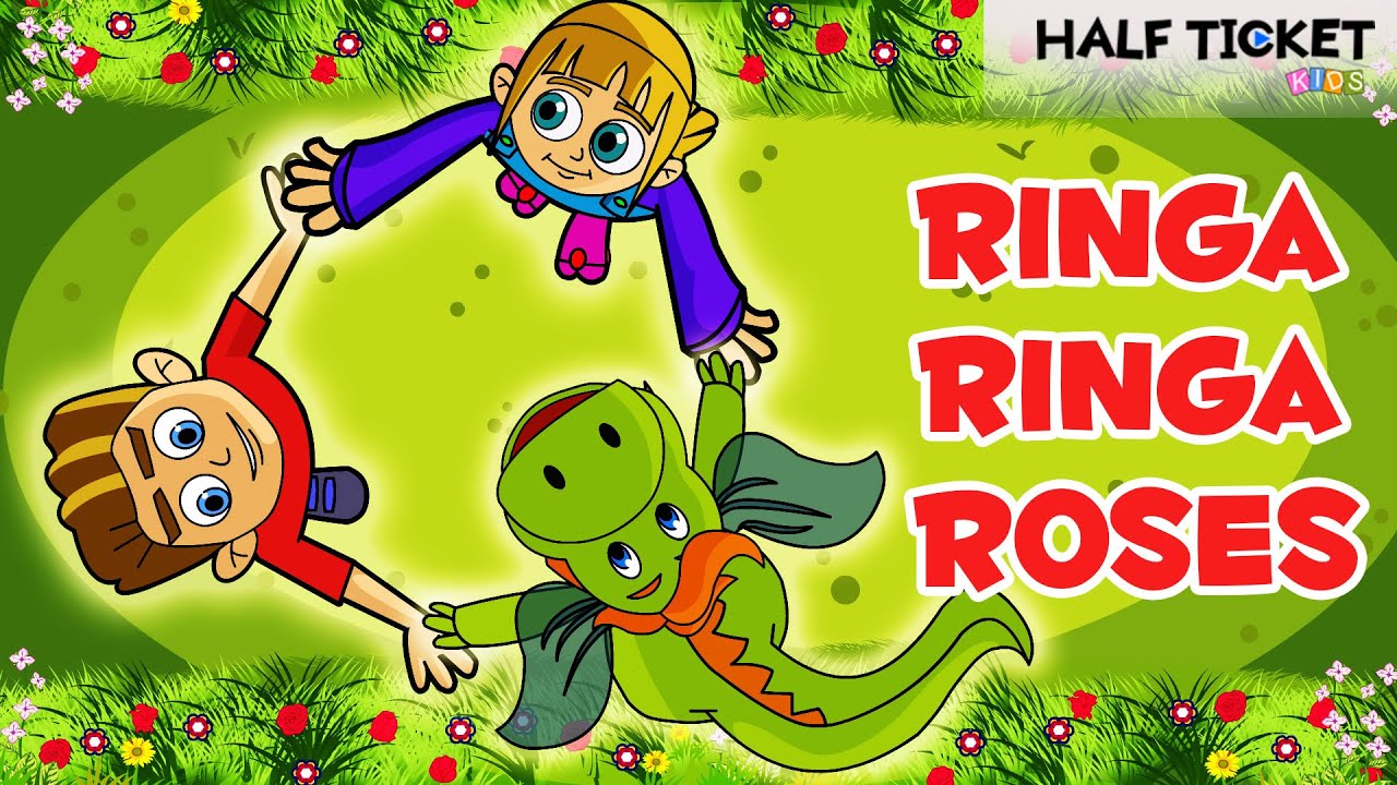 Ringa Ringa Roses | Nursery Rhymes Songs And Kids Songs With Lyrics ...