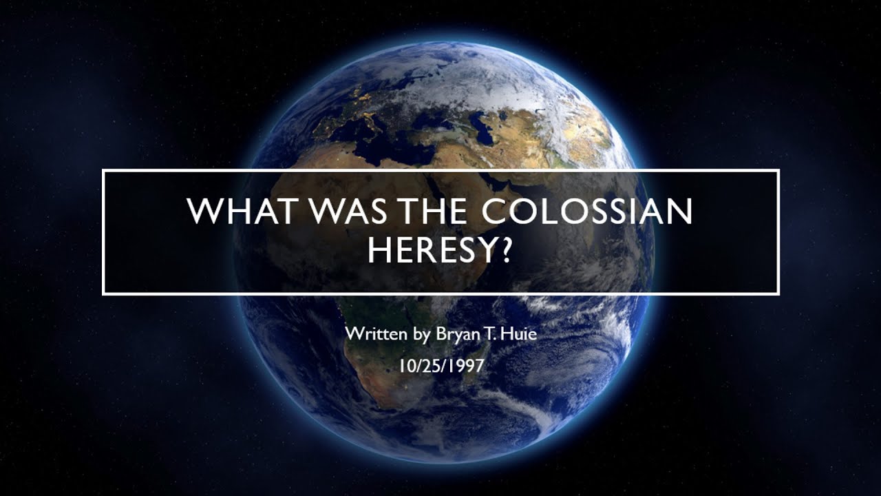 What Was The Colossian Heresy? - YouTube