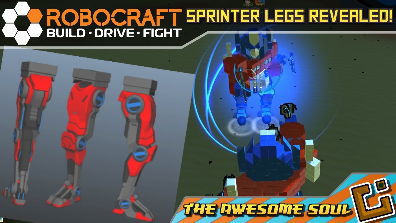 Robocraft - Sprinter Legs Revealed! (EP 293) - YouTube