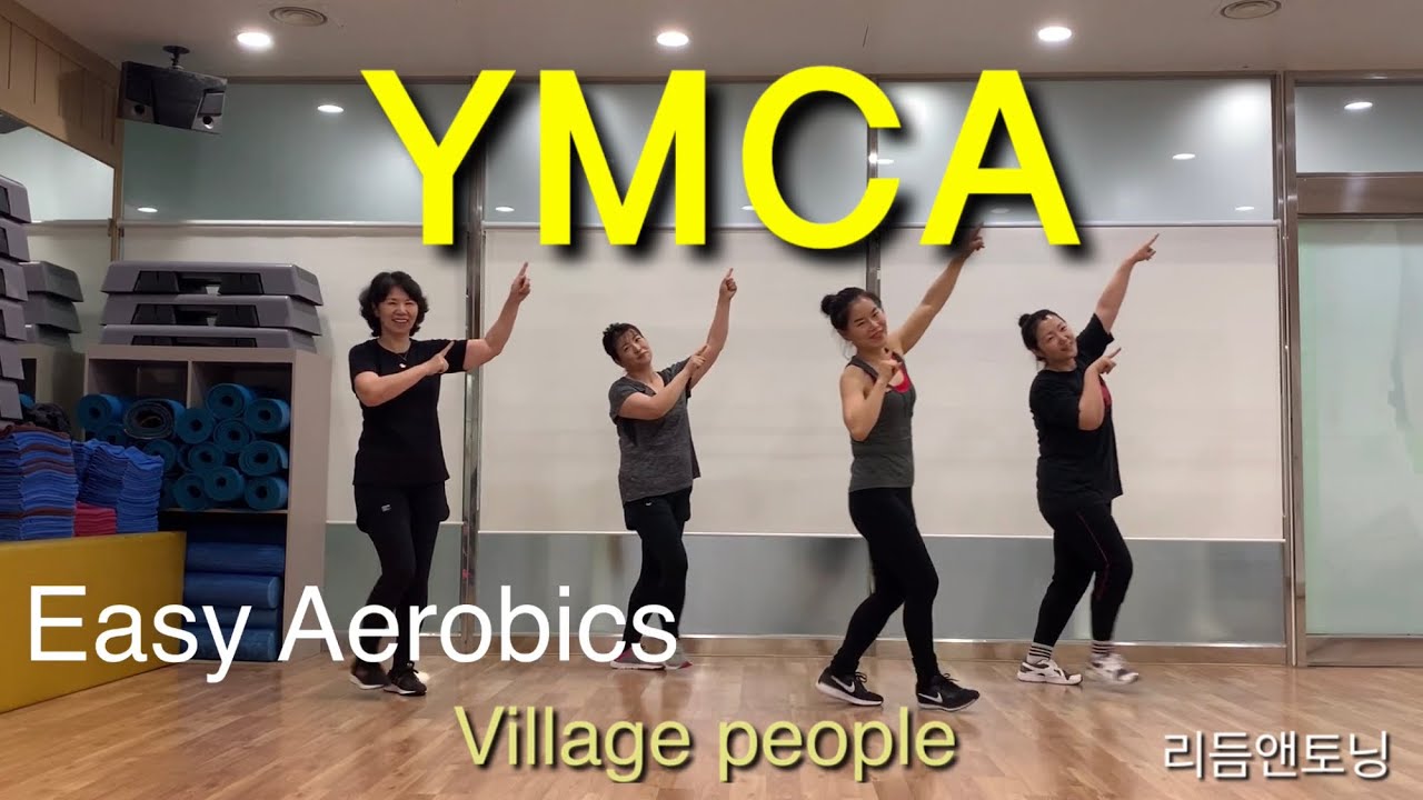 YMCA- village people/ easy aerobics/ diet dance(mirrored)/rhythm and ...
