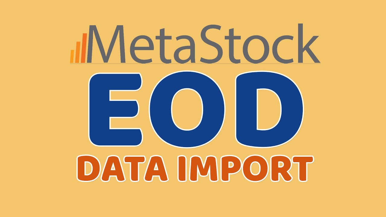 Avoid these critical mistakes with the Metastock EOD data import - YouTube