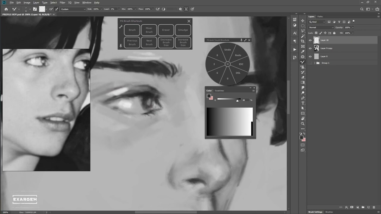 One Brush to rule them all | Digital Painting in Photoshop - YouTube