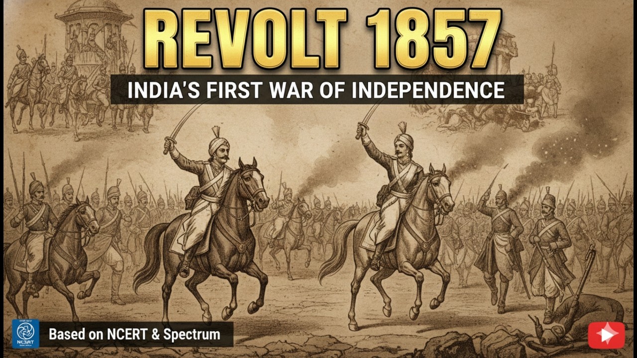 Revolt of 1857 | 1st war of indian independence | sepoy mutiny # ...