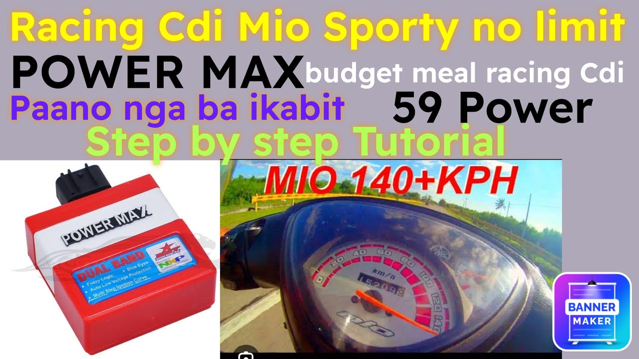 Racing cdi mio sporty Power max no limit Paano ikabait step by step ...