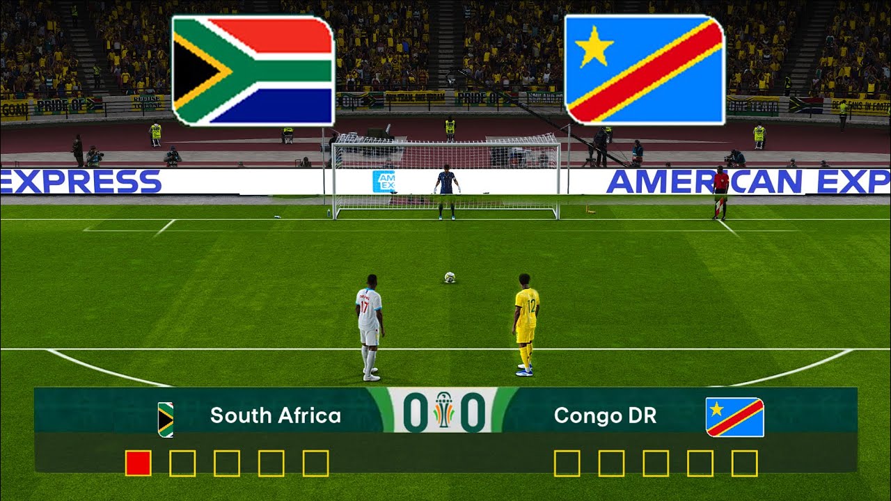 South Africa vs DR Congo - Penalty Shootout 2024 | 3rd Place African ...
