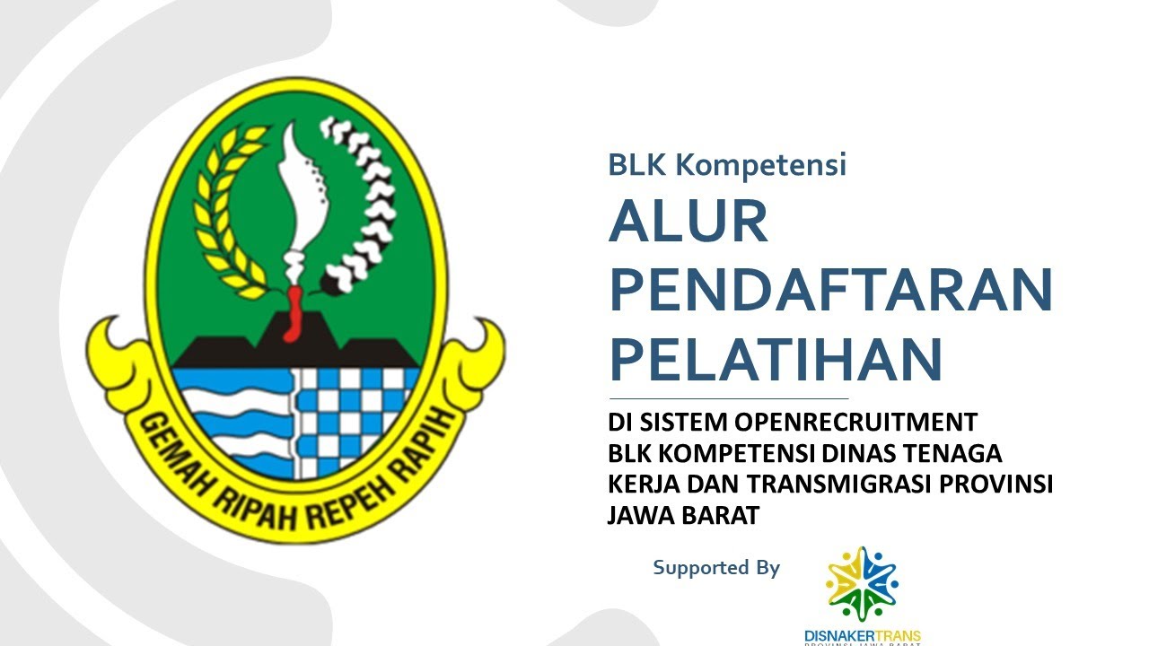 APLIKASI PENDAFTARAN BLK KOMPETENSI - YouTube