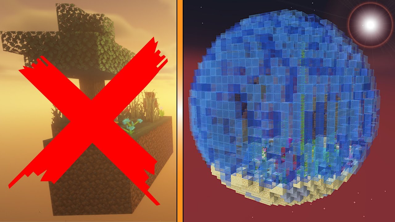 Skyblock Planet Minecraft Survival Challenge - YouTube