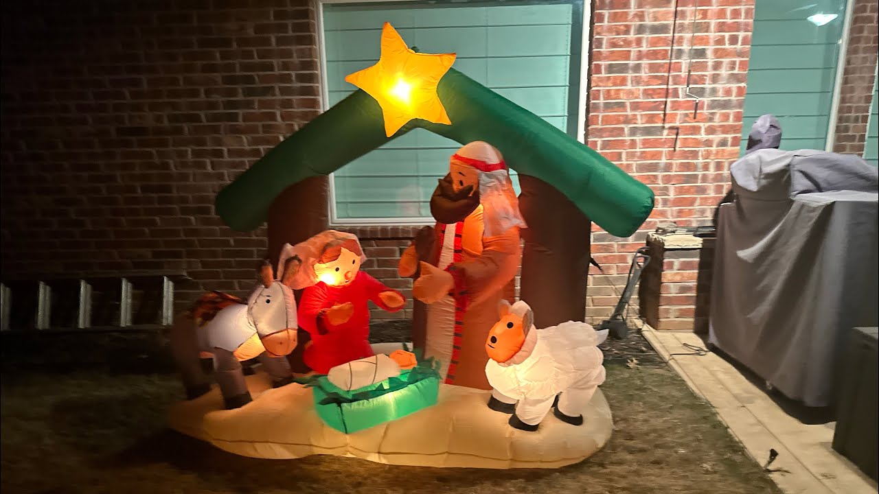 Walmart Holy Family Nativity Scene - YouTube
