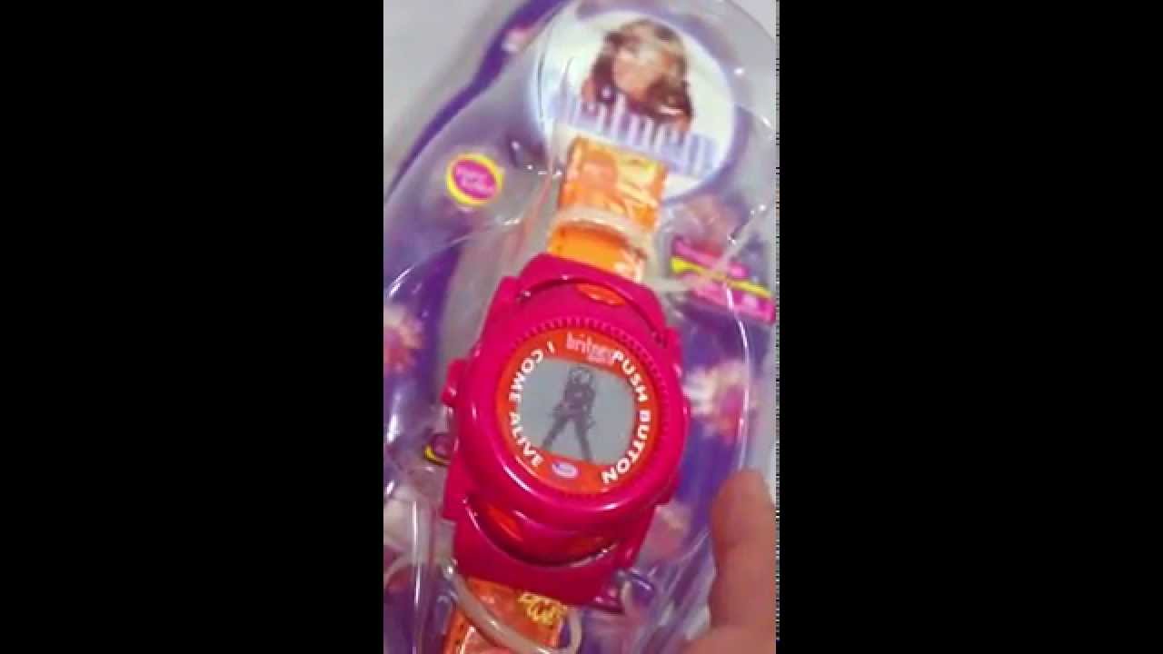 Britney Spears Animation Watch (C-Watch, 2000, Trendmasters Inc.) - YouTube