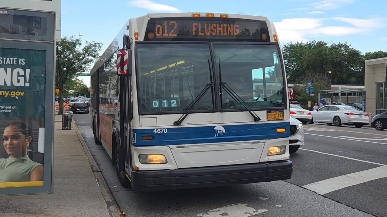MTA NYCT: 2010 Orion VII NG HEVs #4666 & #4670 / 2022 Novabus LFS #8920 ...