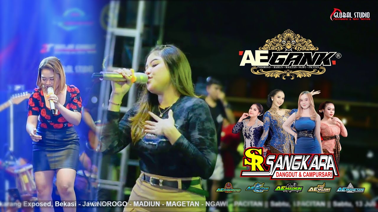 SANTRI PEKOK - DELA MAHARANI ft. SARASWATI "1st Anniversary AEGANK ...