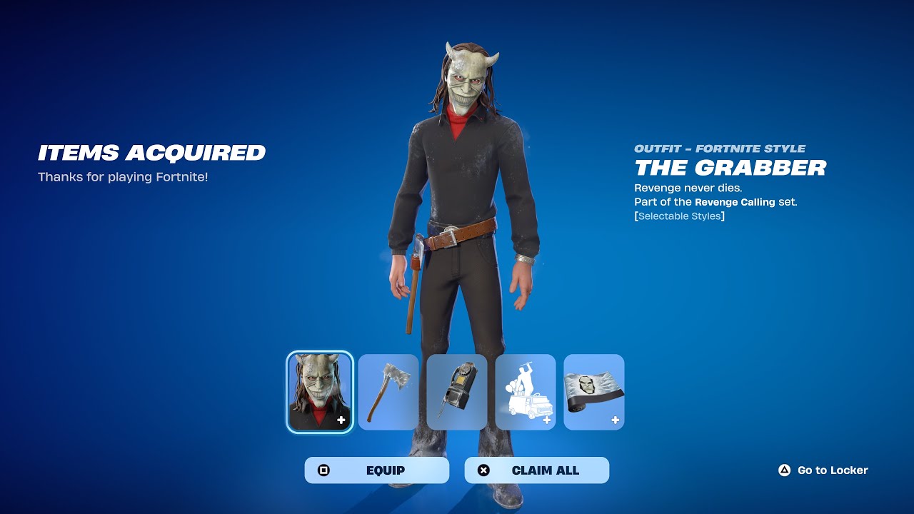 How To Get Black Phone The Grabber Skin For FREE! (Fortnite) - YouTube