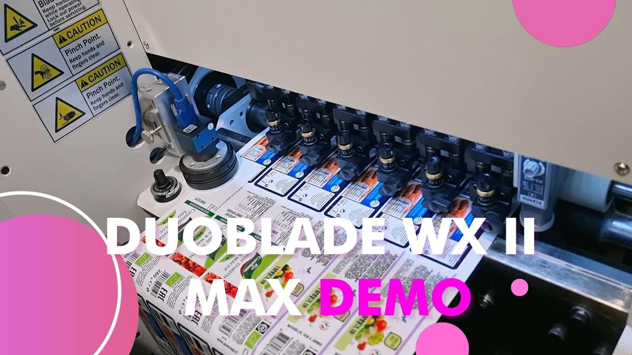 DUOBLADE WX II MAX DEMO IN DRUPA2024 BY VALLOY - YouTube