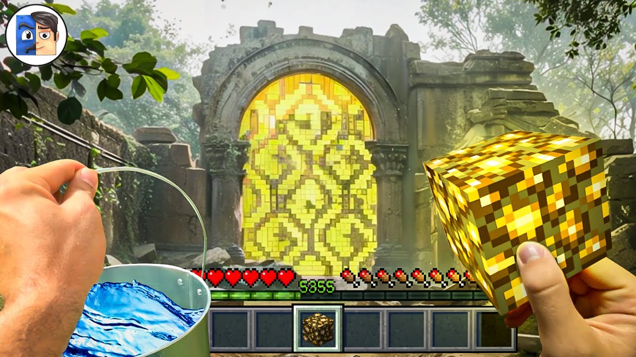 Minecraft in Real Life POV - AETHER MINECRAFT in Realistic Minecraft 創世 ...