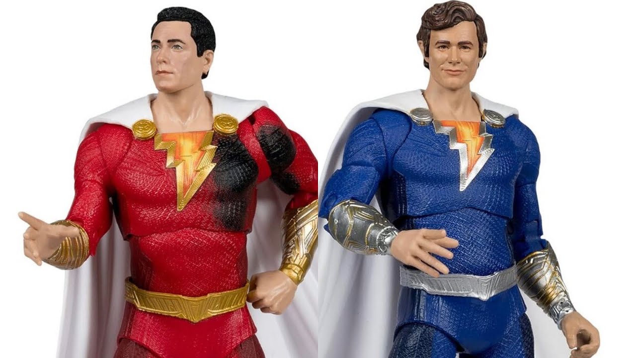 New McFarlane toys DC Multiverse Gold Label Shazam (Battle Damage ...