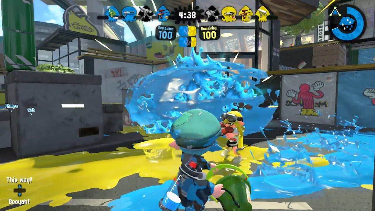 Splatoon 2: A very splatty Splat Zones [20(2)-6, Tri-slosher Nouveau ...