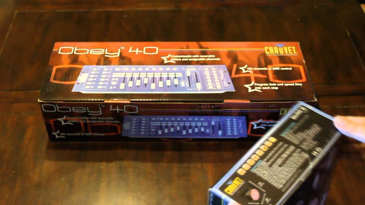 Unboxing: Chauvet Obey 3 and Obey 40 - YouTube