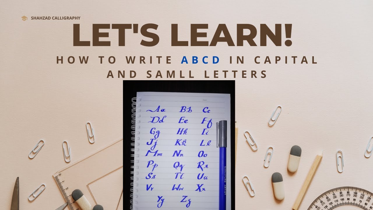 Master Cursive Writing: Learn How to Write English Capital and Small ...