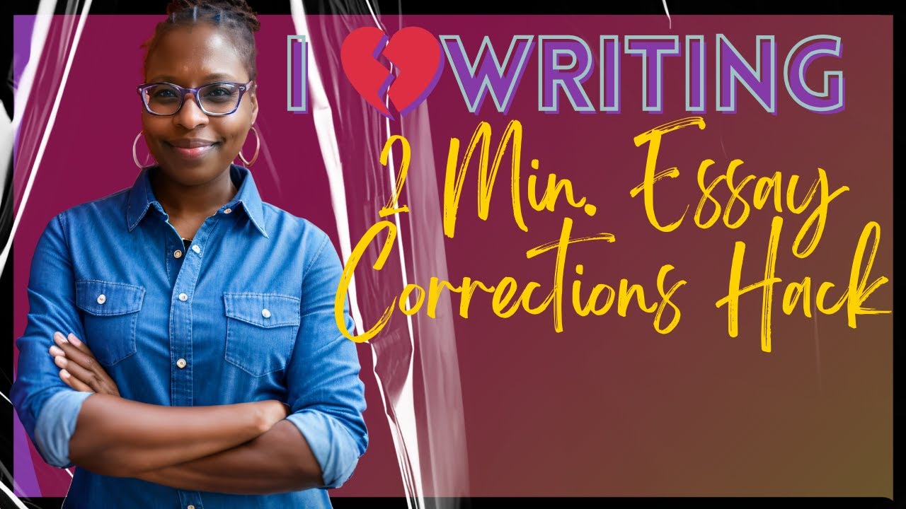 2 Min Essay Editing Hack - YouTube