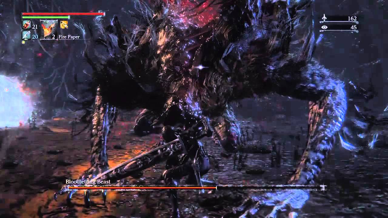 Bloodborne - Headless Bloodletting Beast step by step guide - YouTube