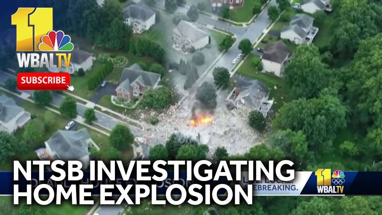 NTSB investigating Bel Air home explosion - YouTube