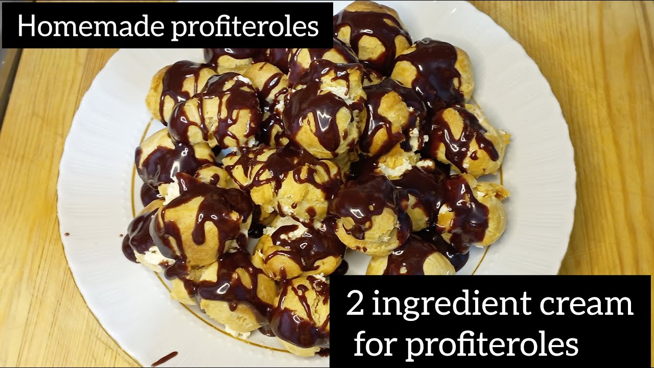 Profiteroles. My mom's signature recipe - YouTube
