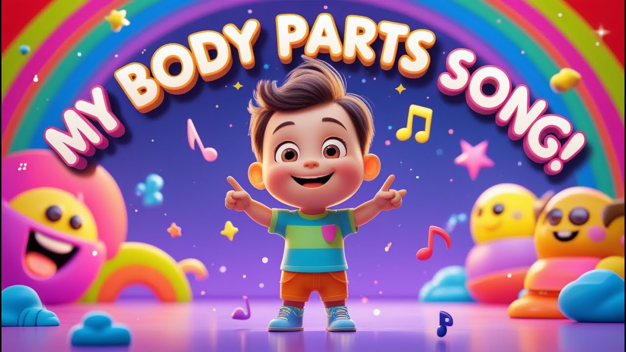 My Body Parts Song | Lets Learn Body Parts | Kids Learning Song ...