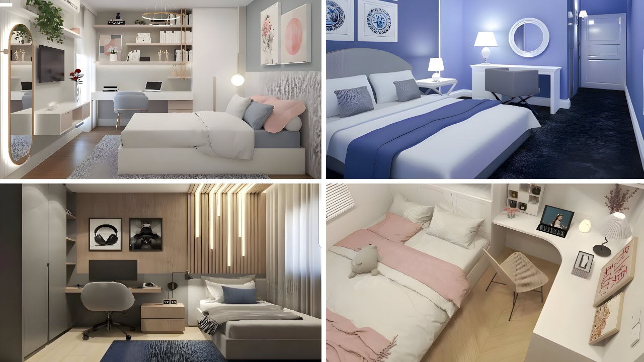 +100 HABITACIONES PEQUEÑAS MODERNAS 2026 - DISEÑOS DE DORMITORIOS ...