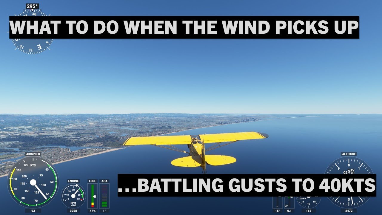 Dealing with Wind in Microsoft Flight Simulator - YouTube
