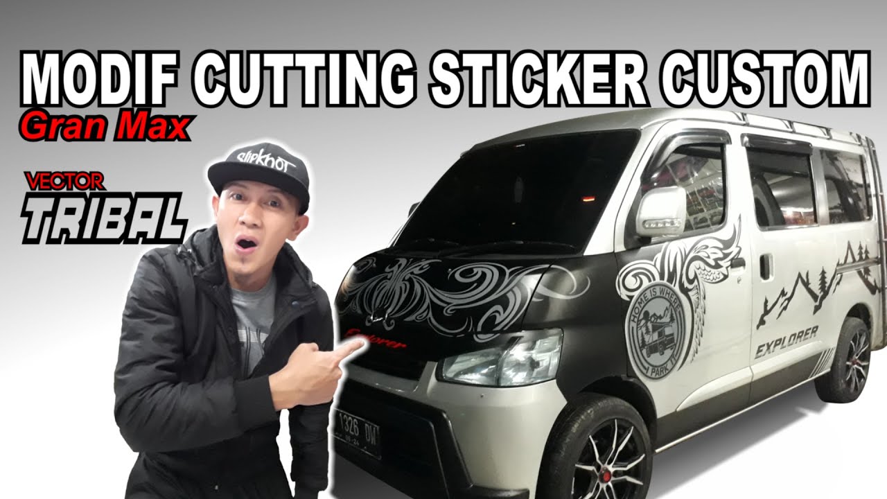 Modif cutting sticker custom gran max jetluk - YouTube