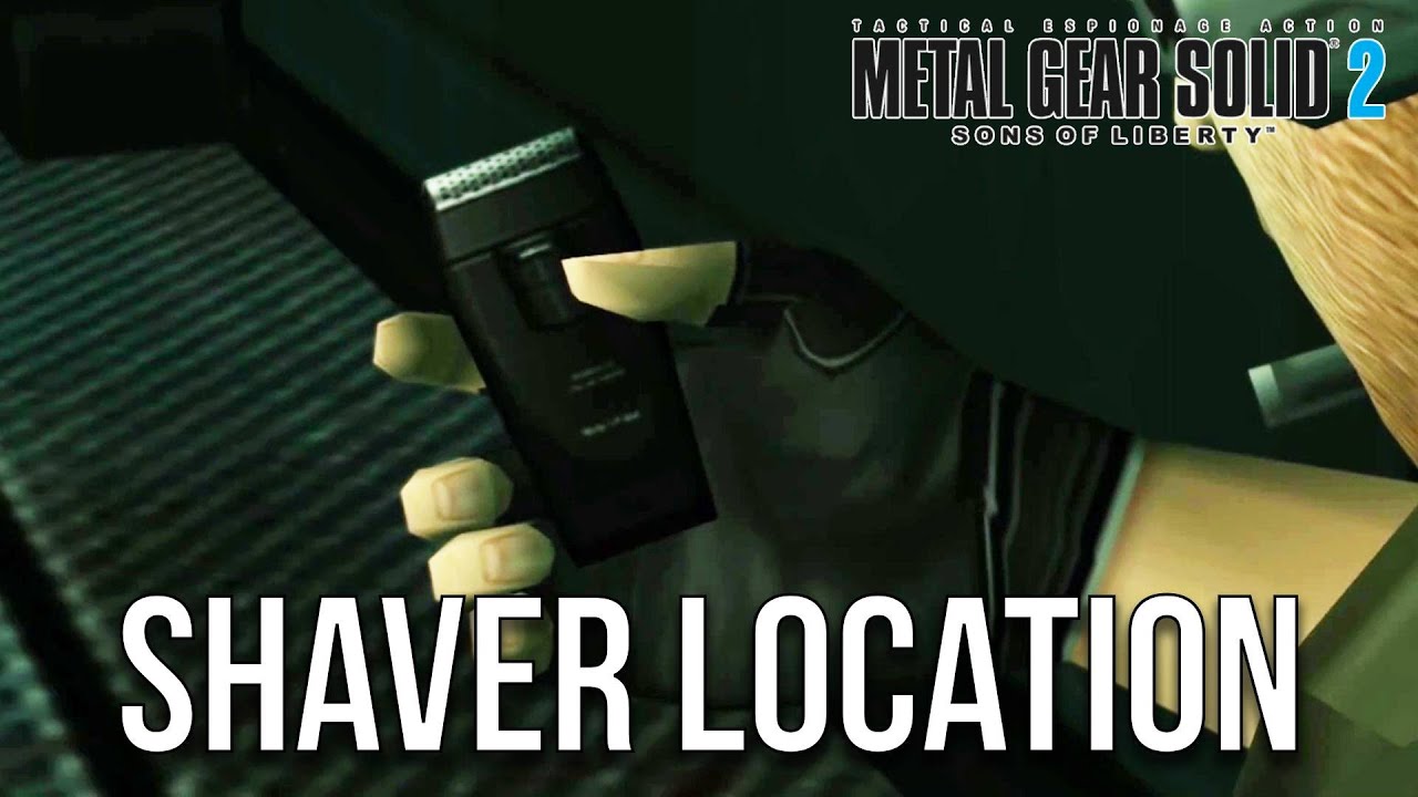 Where to find the Shaver location in MGS2 - YouTube