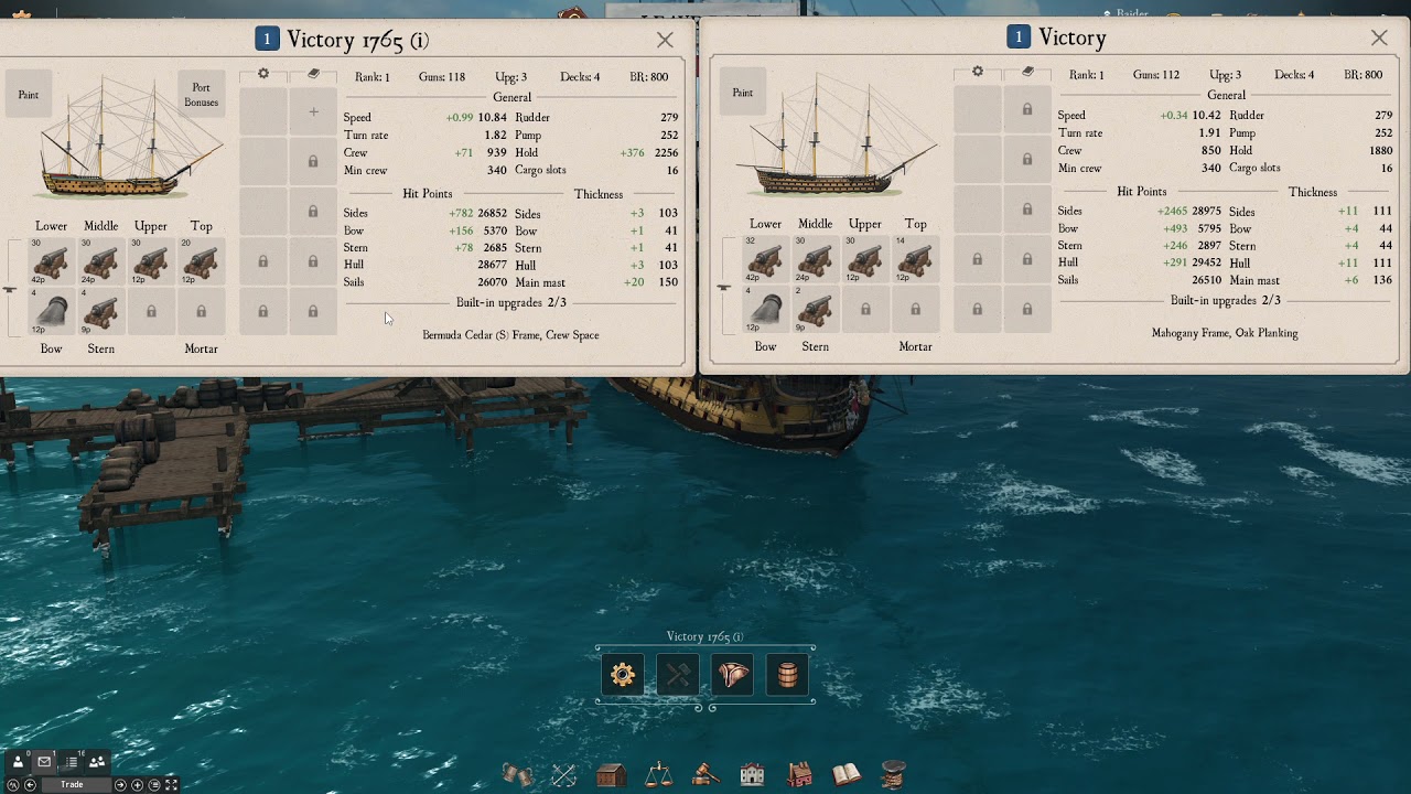 HMS Victory, HMS Victory 1765 ship comparison - YouTube