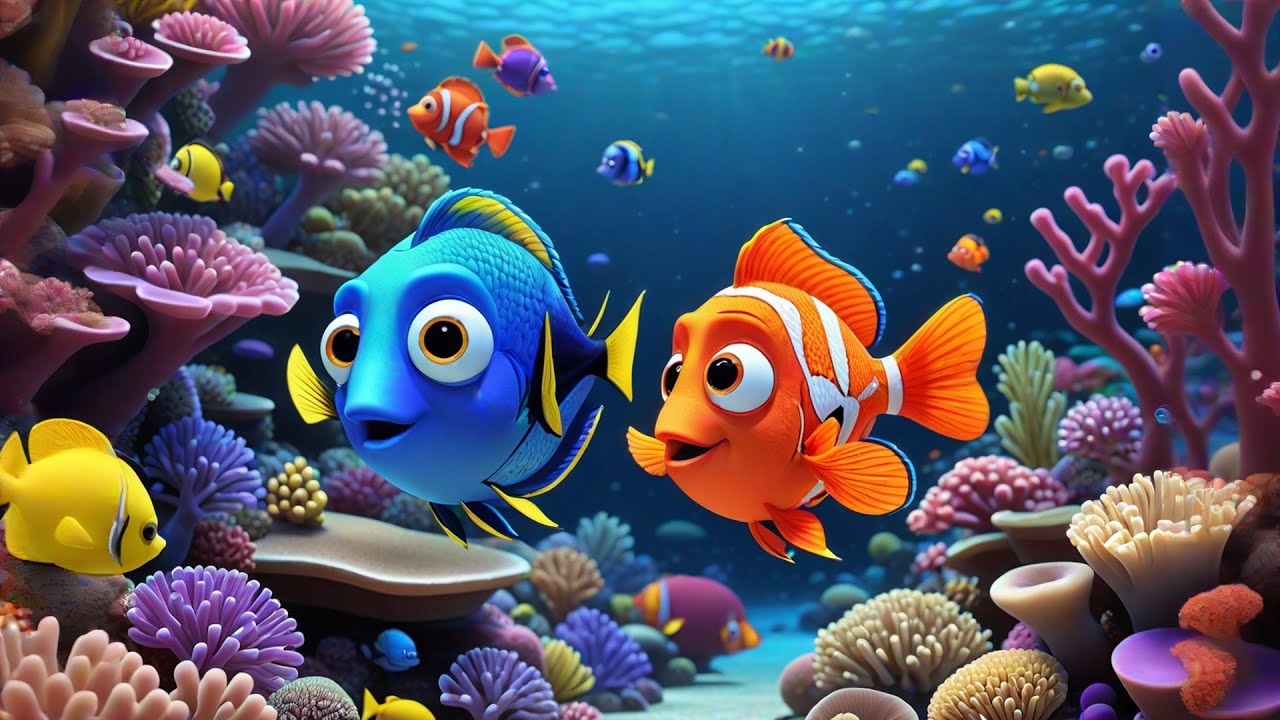 Six Colorful Fish Wiggle By | Ocean Song for Kids | Fun Counting Rhymes ...