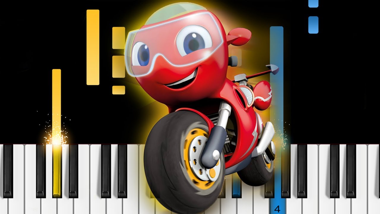 Ricky Zoom - Theme Song - Piano Tutorial / Piano Cover - YouTube