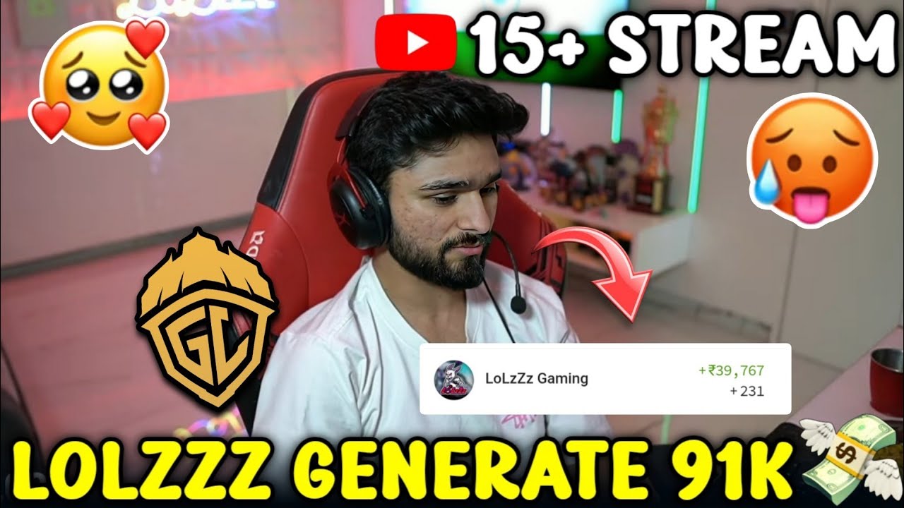 LOLZZZ REVEAL 🤔 HOW THIS STREAM START LOLZZZ GENERATE 91K 💸 AMOUNT FOR ...